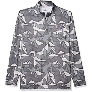 Puma Golf 2020 Men's Volition Aerial 1/4 Zip, Quiet Shade, Medium