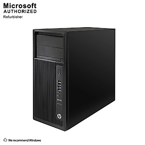 HP Workstation Z240 Tower Desktop, Intel Quad Core i5-6500 up to 3.6GHz, 16G DDR4, 1T, WiFi, BT 4.0, Windows 10 Pro 64 Bit-Multi-Language Supports English/Spanish/French(Renewed)