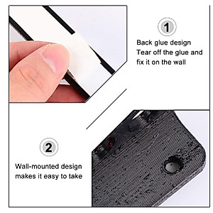 BESPORTBLE 1 Pair Wall-Mounted Arrow Bow Rack ABS 12 Arrow Wall Holder Arrow Display Hanger Archery Accessories