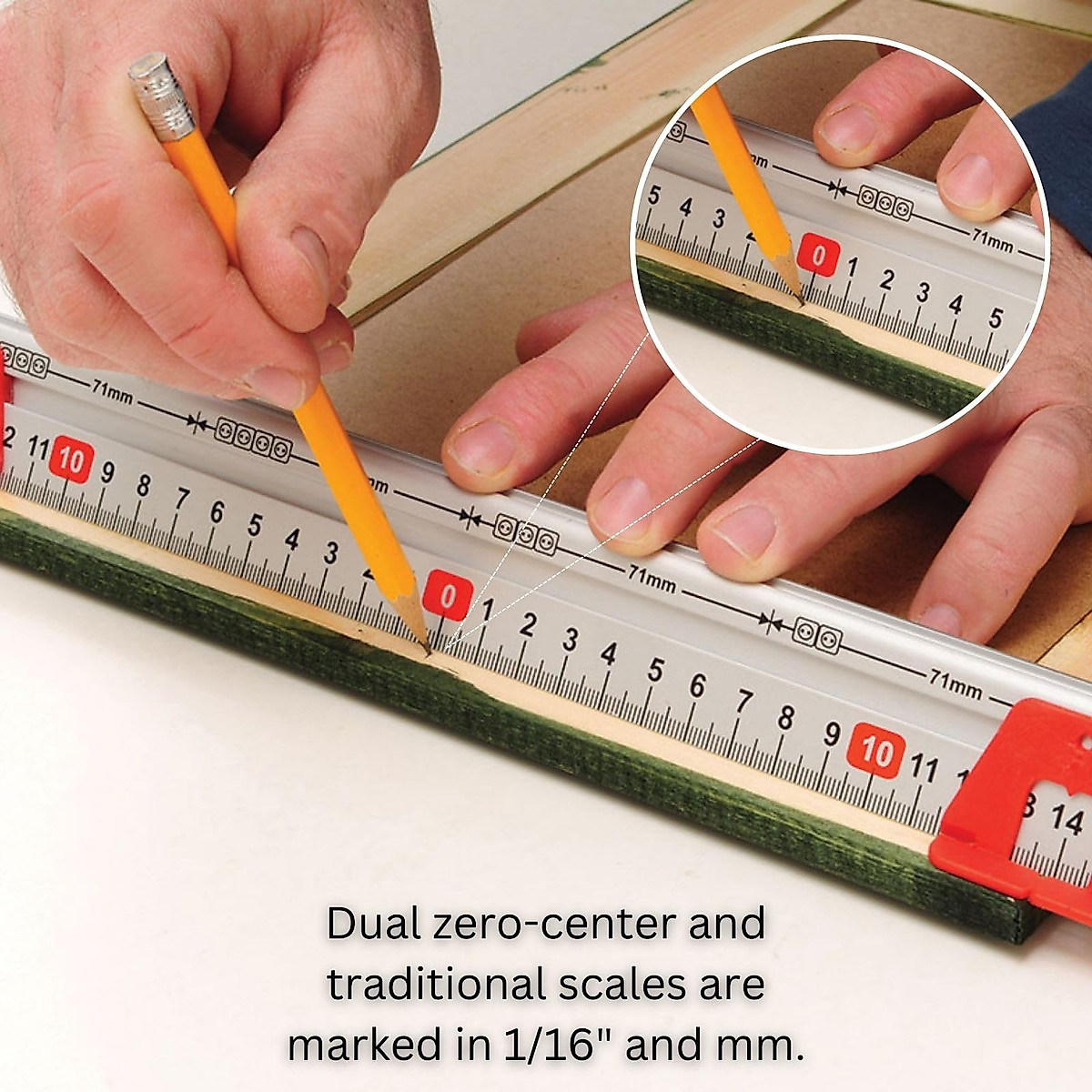 Kapro - 313 Measure Mate and 245 Mini Level Bundle - Home-Improvement Tool - With 12” Ruler and Level - Features Sliding Markers, Knife Guide & Angle Finder - Includes Nail Gripper & Drill Bit Gauge