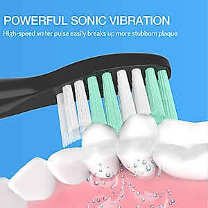 10 Pack Replacement Heads Compatible with Fairywill Toothbrush Heads Electric Handles FW-507/508/551/D1/D3/D7/D8/FW908/FW910/917/949/958/959/FW610/FW659/FW719