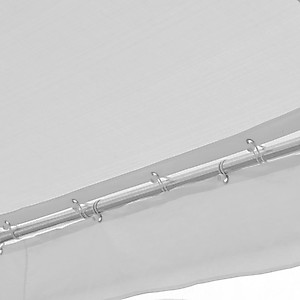 Outsunny 20' x 20' Heavy Duty Party Tent & Carport with Removable Sidewalls and Double Doors, Large Canopy Tent, Sun Shade Shelter, for Parties, Wedding, Outdoor Events, BBQ, White