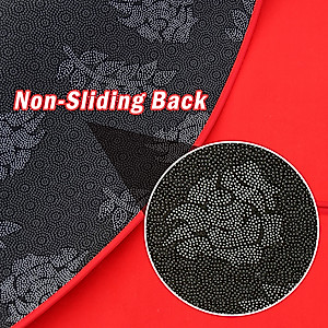 olylo 6.56ft Round Rug Non Slip Rug Pads for 115cm 45.3” 360 Photo Booth Machine for Parties - Circle Rug for 360 Photo Booth Accessories - Large Area Rug for 360 Slow Motion Photo Booth