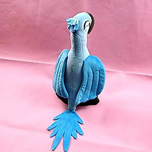 Plush Toy Blu & Jewel Cartoon Soft Children's Plush Doll Original Rio Parrot Plush Toys 35cm/13.8in 2 pcs/Set Mdosri