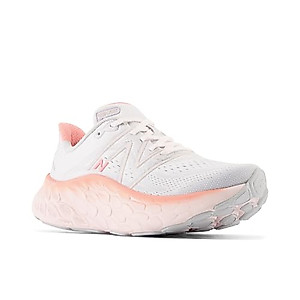 New Balance Women's WMORV4 Running Shoe, Quartz Grey/Washed Pink/Grapefruit, 8.5