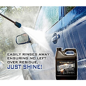 Milwaukee Muscle Car Wash - Includes One, 50 Fl Oz Bottles of Professional Ceramic Car Wash Soap - Car Cleaner for Auto, Cars, Motorcycles, RV's and Boats - pH Neutral Formula - Rejuvenates Paint and Ceramic Coating for Cars