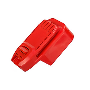 LQ-18RY Adapter Only Fits Craftsman V20 (NOT Old 20v) Cordless Tools for Milwaukee M18 Platform Lithium Batteries-Adapter Only RED MQ-GV 0