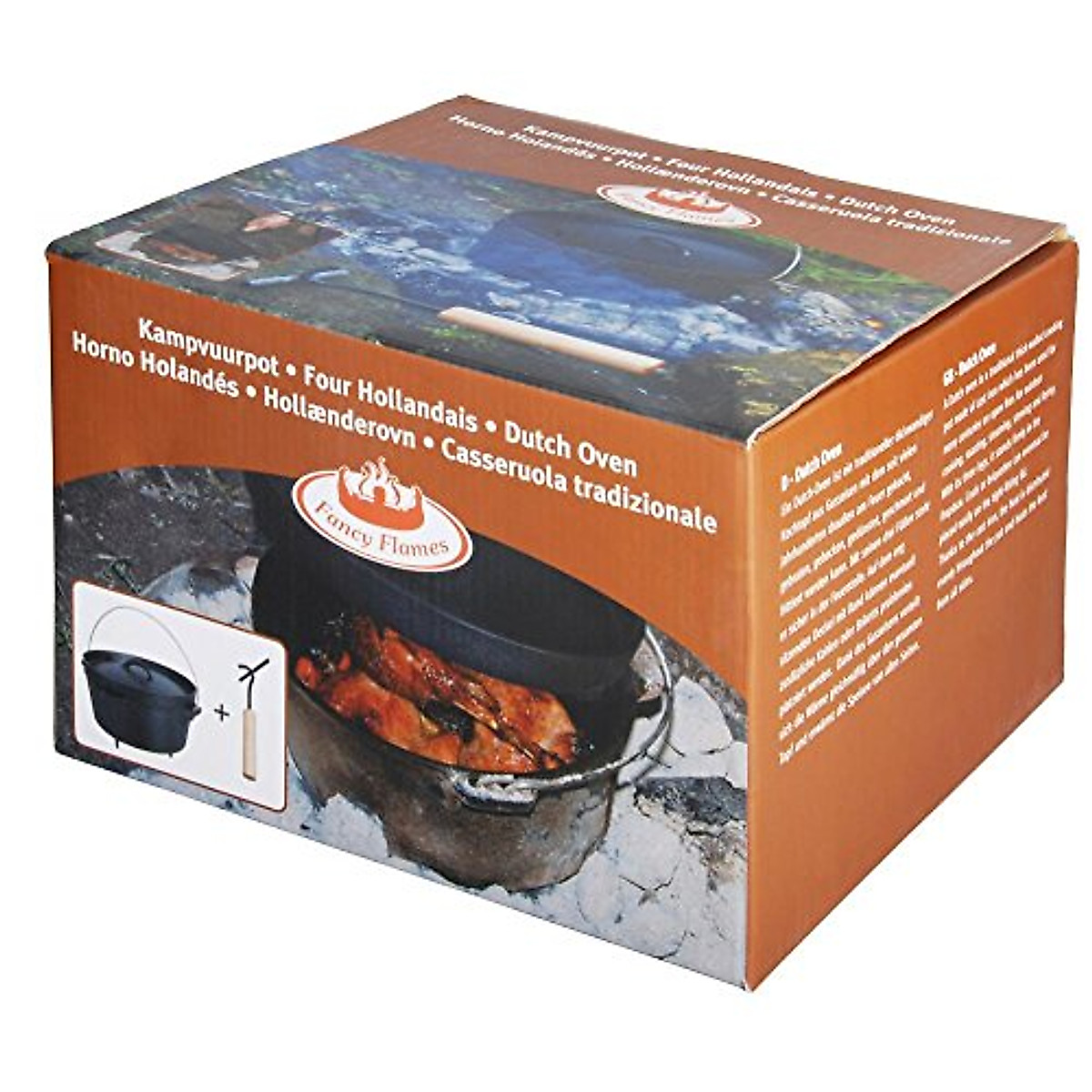 Esschert Design USA FF117 Fire Pit Dutch Oven