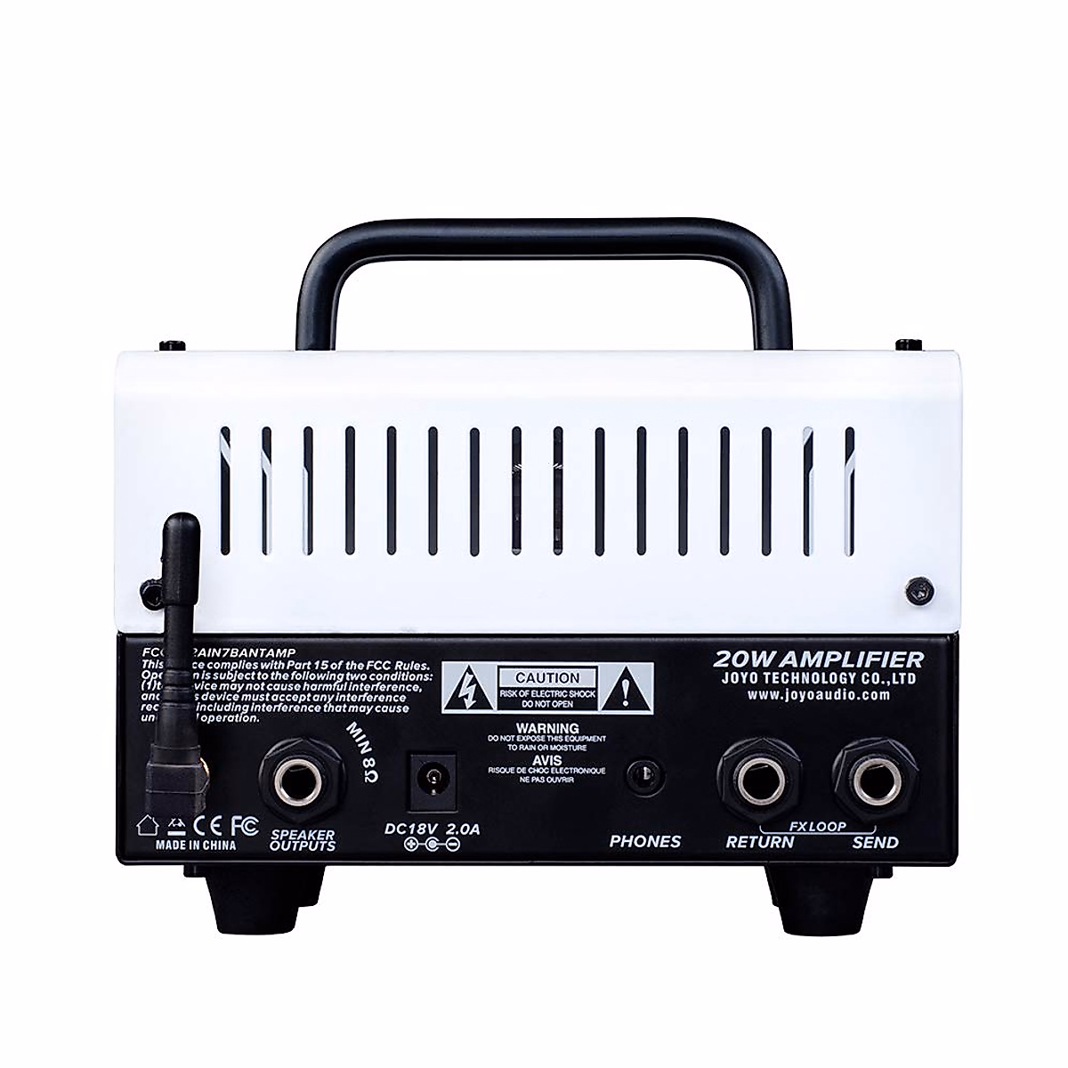 JOYO BanTamp Series Mini Amp Head 20 Watt Preamp 2 Channel Hybrid Tube Guitar Amplifier with Bluetooth