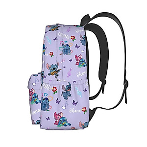 Travel Backpack, Notebook Laptop Bags For Men Women Weekend Outings Trip Book Bag Travel Hiking Camping Work Cartoon Cute Black 20