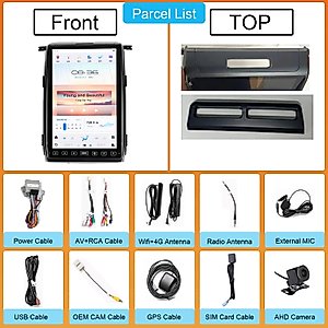 NAKEVICH 14.4 Inch Qualcomm Android 11 Car Radio for Ford F150 F-150 2009 2010 2011 2012 Stereo Upgrade Tesla Style Dash IPS Touch Screen Android Auto GPS Navigation Multimedia Player