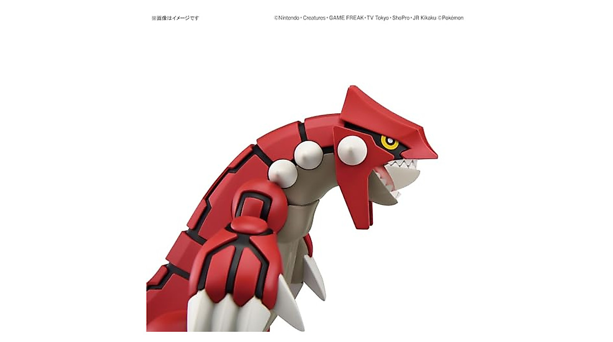 Pokemon Groudon Model Kit by Bandai - Collectible Plamo Series