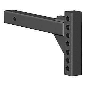 CURT 17103 Replacement Weight Distribution Hitch Shank, 2-Inch Receiver, 2-In Drop, 6-Inch Rise , Black