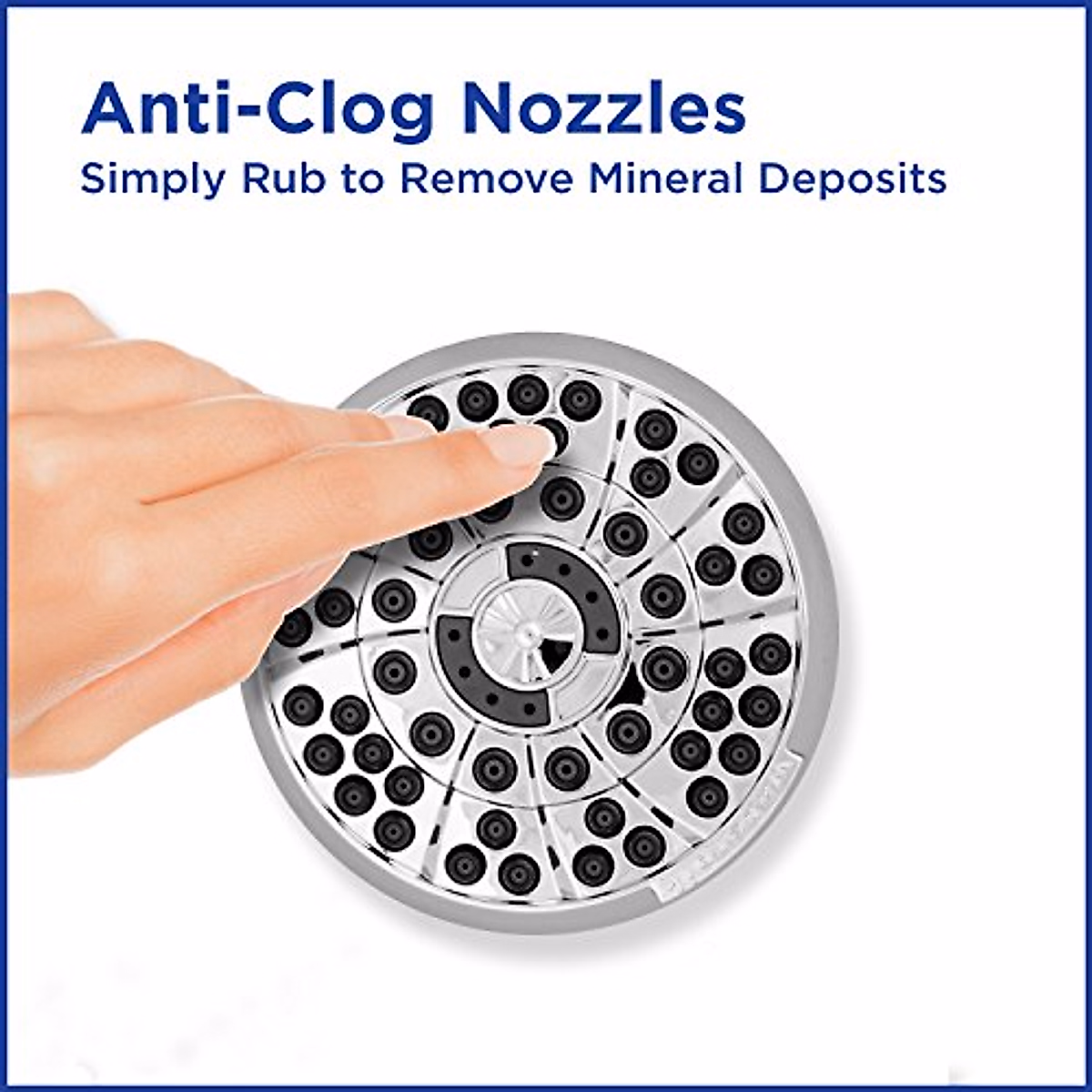 Waterpik PowerPulse Therapeutic Massage Shower Head, Chrome, XAS-613E