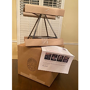 The Original Vertical Fire Pit Grate, Chiminea, Kiva Fireplace Firewood - Low Smoke, Big Flames, High Heat …