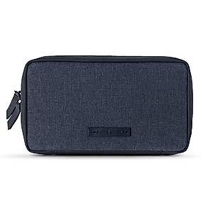 Native Union Stow Organizer – Premium Travel Tech Kit Crafted with Durable Canvas – Keep Essentials Organized with Flexible Storage & Quick-Access Pocket for Cables, Chargers, SIM Card & More (Indigo)