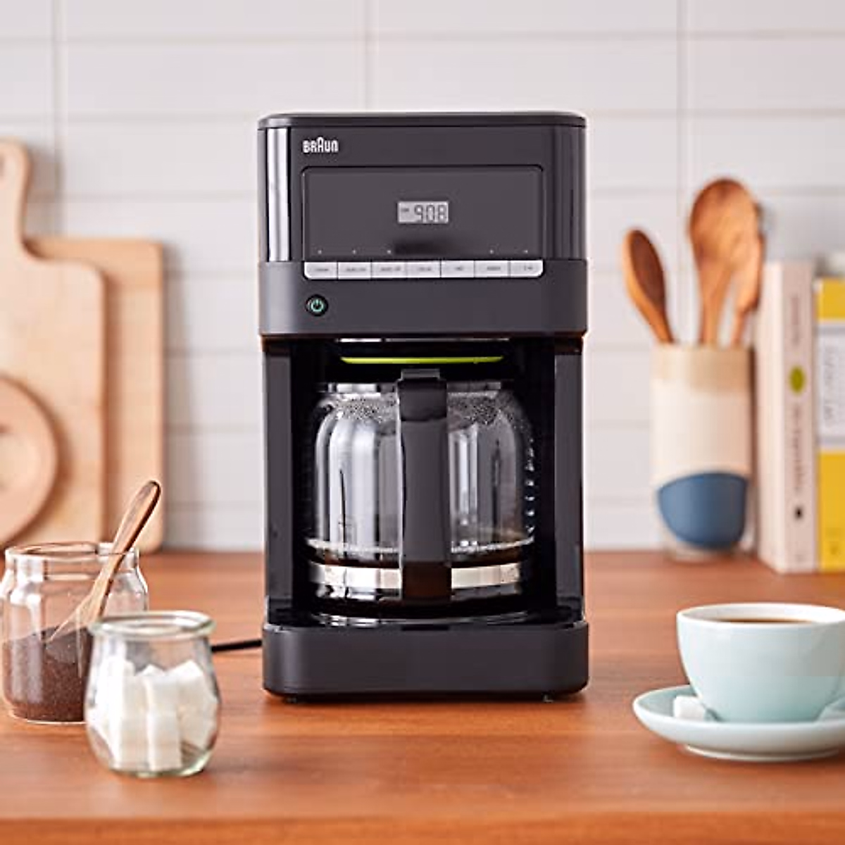 Braun Brew Sense Drip Coffee Maker (KF7000BK), Black