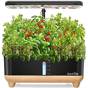 RAINPOINT Indoor Hydroponics Growing System,13 Pods Hydroponic Garden Planter, Vegetable Growing System Kit, Kitchen Christmas Gifts for Women, Hydro Garden Herb Grower