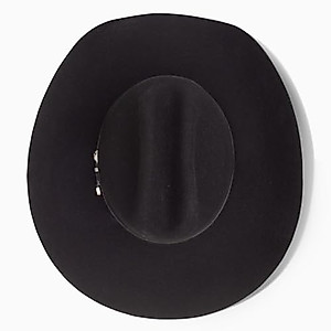 Resistol Men's Sonora 4X Fur Felt Cowboy Hat Black 7 1/4