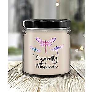 Dragonfly Whisperer Candle - Soy Wax Candle - Hand Poured Novelty Candle