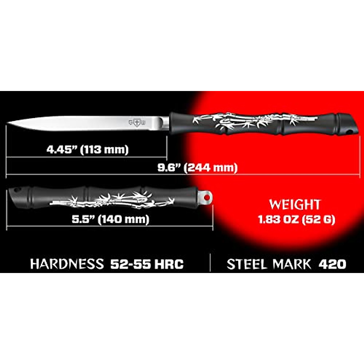 Bundle of 2 Items - Pocket Knife - Japanese Utility Knives with Sheath - Small Black Fixed Tactical Hobby Work Mini Knofe for Men Women - Best EDC Survival Camping Hiking Military Tool Sharp - Gifts