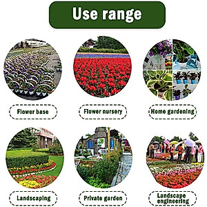 Baoz 6 Pack Garden Cloche Plant Bell Cover Humidity Dome Plant Protector Cover Plastic Mini Greenhouse with 18Pcs Metal Stakes and 10Pcs Labels for Seed Starter(10.24" H x 8.26" D)