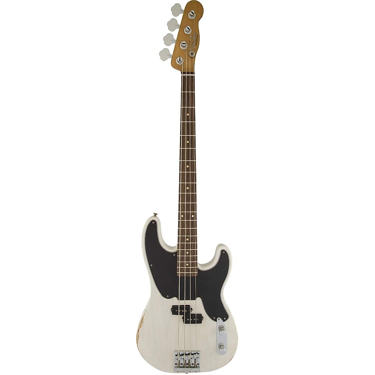 Fender Mike Dirnt Road Worn Precision Bass, White Blonde, Rosewood Fingerboard