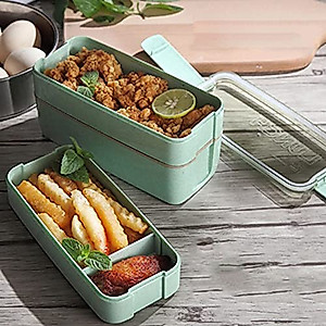 BLMIEDE Lunch Solution with Compartments for Meals and Snacks The GO Leak Proof Dishwasher Lunch Tote for Men with Containers (Pink, One Size)