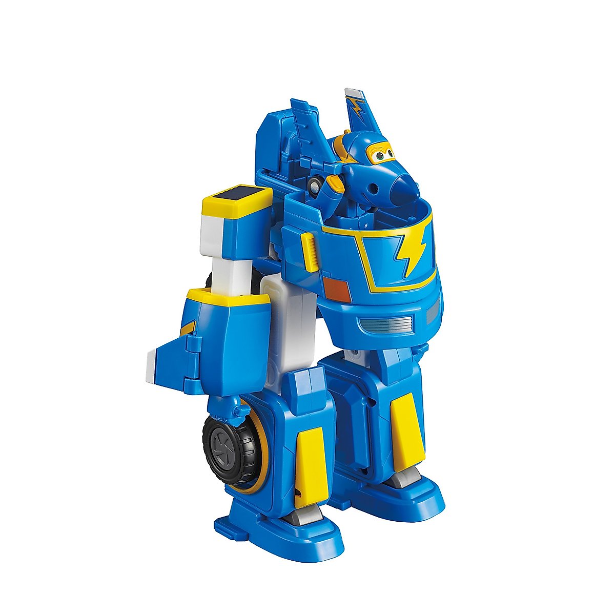 Super Wings - – Jerome’S Stunt Bot | Transforming Toy Vehicle Set | Includes Transform-A-Bot Jerome Figure | 2" Scale