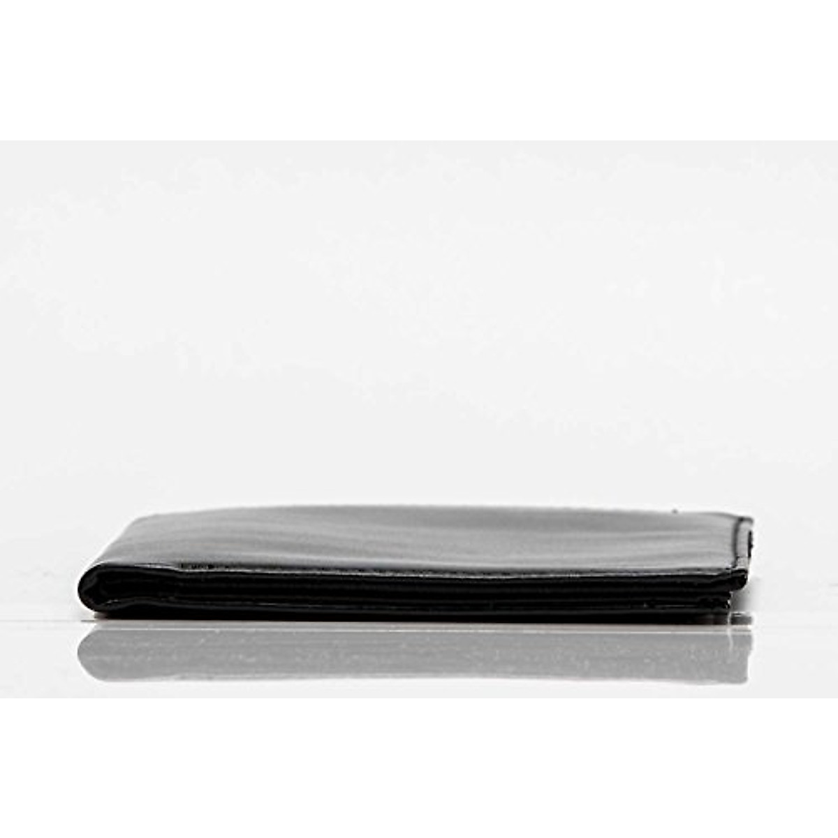 Big Skinny Leather Traveler Slim Wallet, Holds Up to 20 Cards and 4 Passports, Black