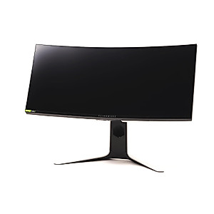 Alienware 120Hz UltraWide Gaming 34 Inch Curved Monitor with WQHD (3440 x 1440) Anti-Glare Display, 2ms Response Time, Nvidia G-Sync, Lunar Light - AW3420DW