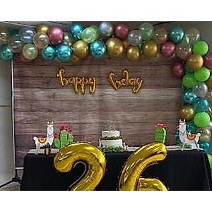 BINQOO 8x6ft Easter Wood Wall Background Happy Easter Brown Wood Backdrop Baby Shower Wooden Backdrops Birthday Party Newborn Wood Decoration Backdrops Props for Studio Photographers