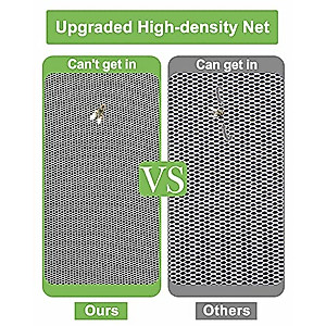 Lauon Large Food Cover,6 Pack Mesh Food Tent,17"x17",White Nylon Covers,Pop-Up Umbrella Screen Tents,Patio Net for Outdoor Camping, Picnics, Parties,BBQ,Collapsible and Reusable