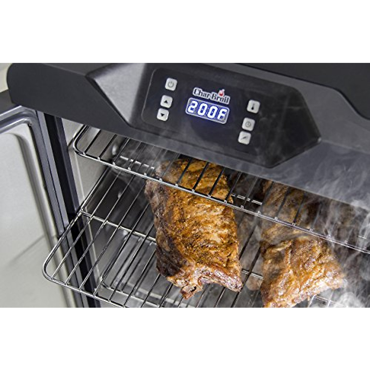 Char-Broil 17202004 Digital Electric Smoker, Deluxe, Silver