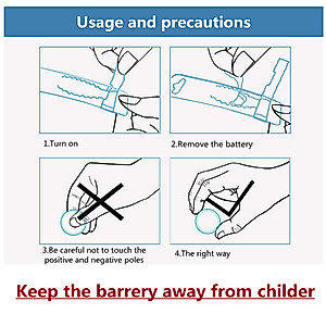 KaPonsec 5PC CR2450 2450 Battery 3V Lithium Battery