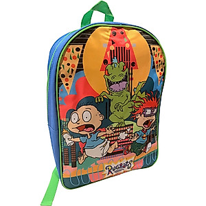 Rugrats Boy's 15" School Backpack (Blue-Green)