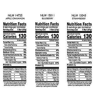Nutri-Grain Soft Baked Breakfast Bars, Kids Snacks, Whole Grain, Variety Pack (4 Boxes, 32 Bars)