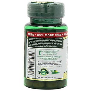 Nature's Bounty Lutein Pills, Eye Health Supplements and Vitamins, Support Vision Health, 20 mg, 40 Softgels