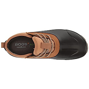 Bogs Womens Classic Casual Lace Leather Boot Snow, Cognac Multi, 7