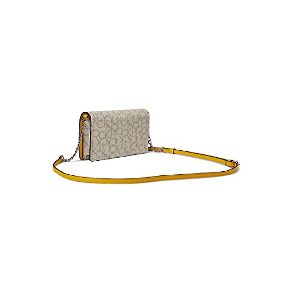 Calvin Klein Valentina Wallet On A String Vanilla/Khaki/Daffodil One Size