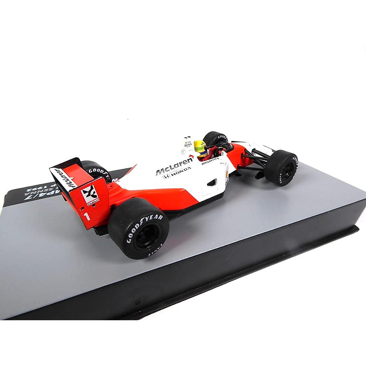 OPO 10 - Formula 1 car 1/43 Compatible with McLaren MP4 / 7# 1 Ayrton Senna Germany GP F1 1992 (723)