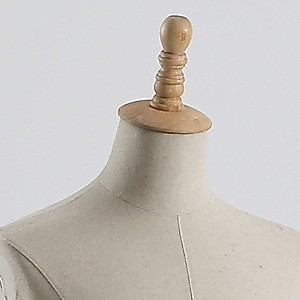 Mannequin Display Stand Tailoring Accessories Male Tailors Mannequin Torso Showing Tailor Adjustable Height with Casters Mannequin