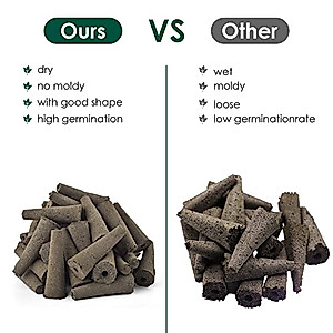 PACETAP 50 Pack Grow Sponges, Seed Pods Replacement Root Growth Sponges Compatible with AeroGarden, Seedling Starter Sponges Kit Refill Grow Sponge for Hydroponic Indoor Garden System