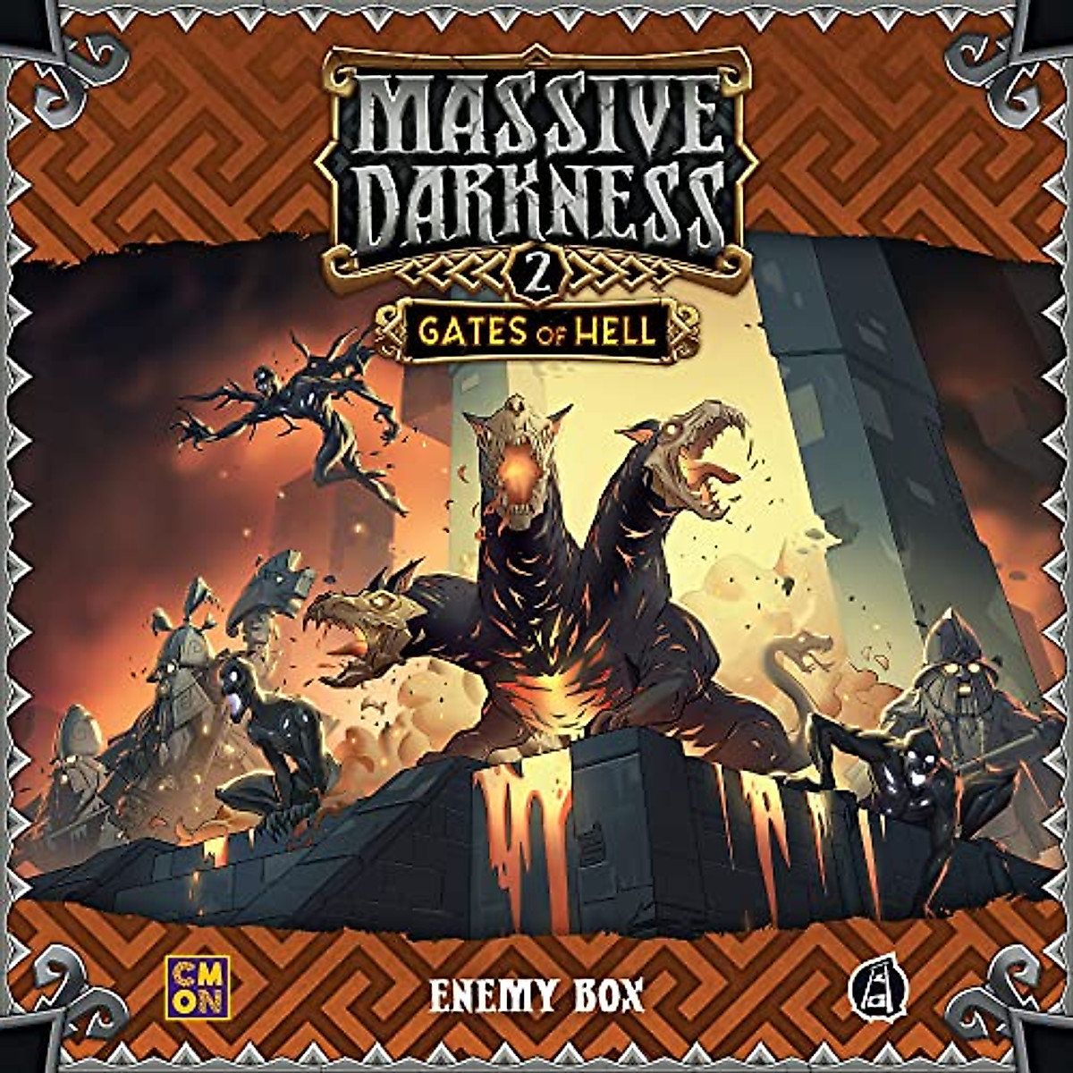 Massive Darkness 2 Gates of Hell Enemy Box Expansion | Tabletop Miniatures Game | Cooperative Strategy Game for Adults and Teens | Ages 14+ | 1-6 Players | Average Playtime 60 Minutes | Made by CMON