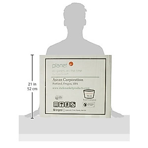 Planet+ 100% Compostable PLA Laminated Food Container, 16-Ounce, 500-Count Case