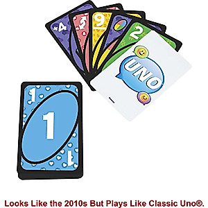 Mattel Games UNO Iconic Series 2010s Era Matching Card Game Featuring Decade-Themed Design, 112 Cards for Collectors, Teen & Adult Game Night, Ages 7 Years & Older