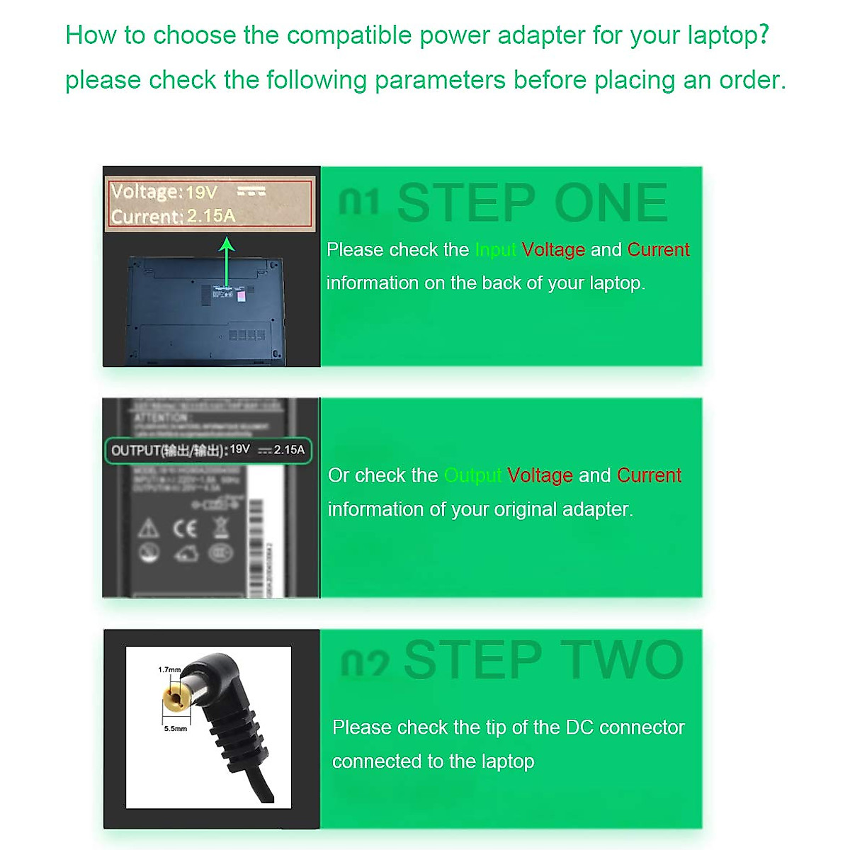 19V 2.15A 40W AC Power Adapter Charger for Acer Aspire One A150 A110 AO532h AO722 D150 D250 D255 D260 D270 KAV60 NAV50 PAV70 ZA3 Chromebook C7 C710 PA-1300-04 DP-30JH B ADP-40TH AK.040AP.024