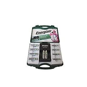 Energizer Recharge, 6 AA and 4 AA Rechargeable Batteries with 1 Charger