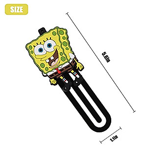 Cartoon Bookmarks for Kids 3D Non-Slip Anime Bookmark Page Holder Unique Gift Idea Anime PVC Book Marker Reading Accessories for 100th Day of School Gift,Girls,Book Lovers,Students,Christmas