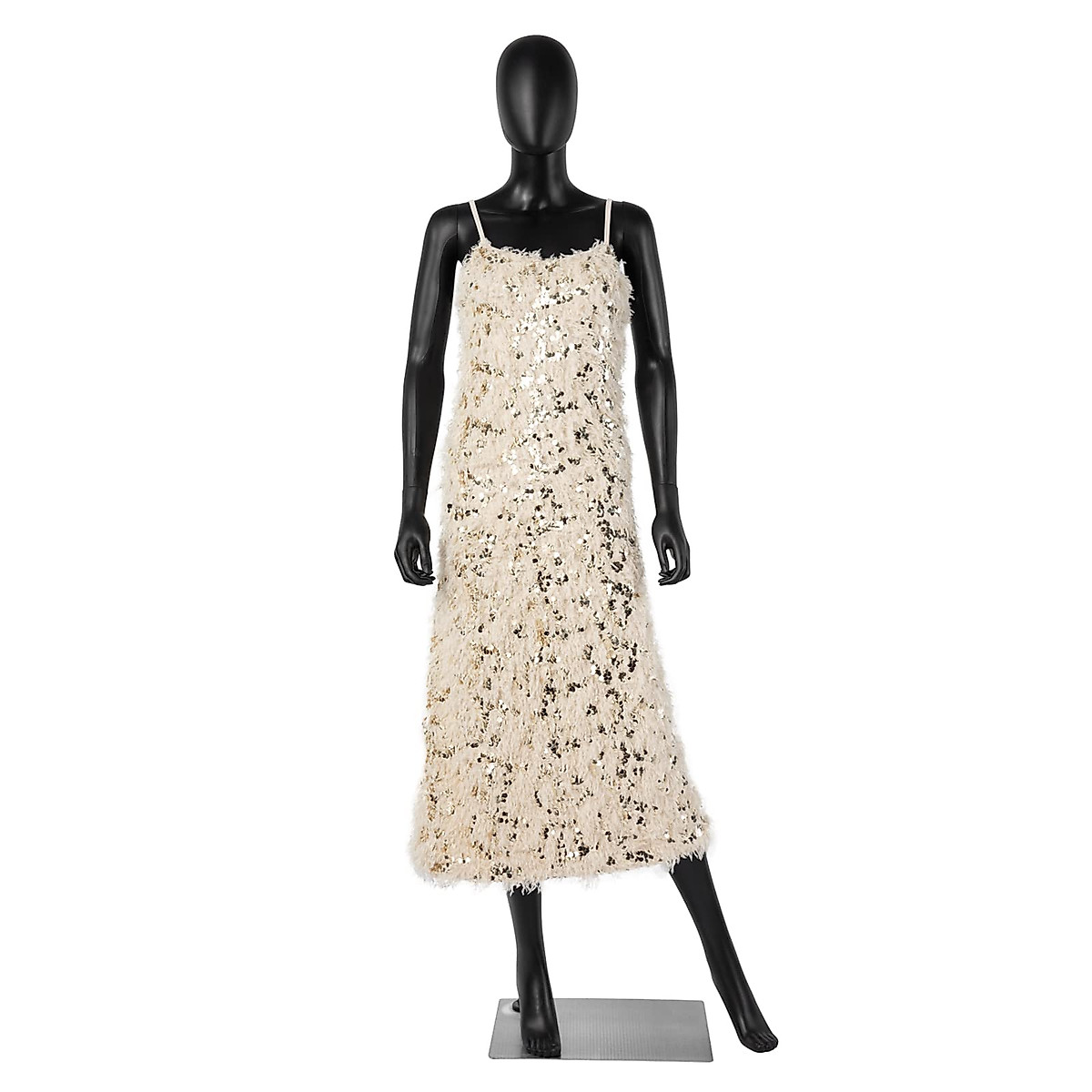 Female Mannequin Full Body Black - 70'' Mannequin Dress Form Display Full Body Mannequin Manikin Torso Stand